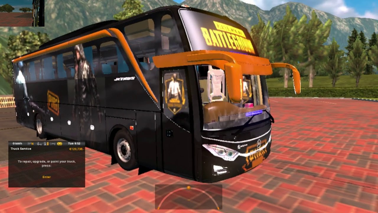 PUBG SKIN FOR INDONESIA JETBUS 3 HDD BUS IN ETS2 - ETS 2