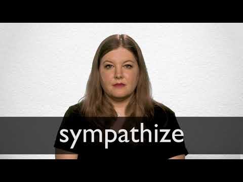How to pronounce SYMPATHIZE in British English