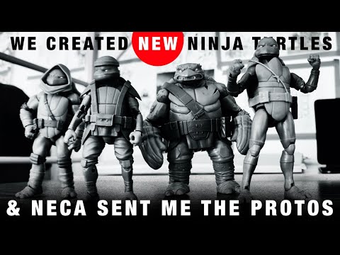 14 - We created NEW TMNT & NECA sent me PROTOTYPES! - BEN BISHOP - NINJA TURTLE COMIC STUDIO VLOG