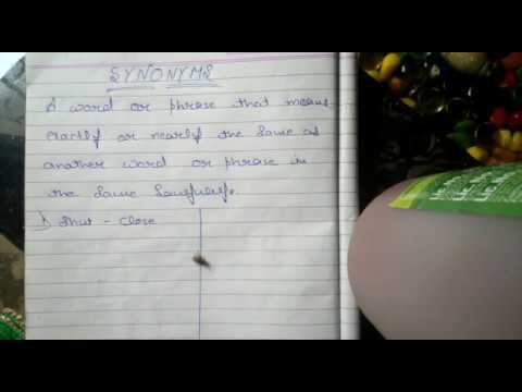 Topic : Synonyms || Learn simpe and easy synonyms || Useful in daily Life