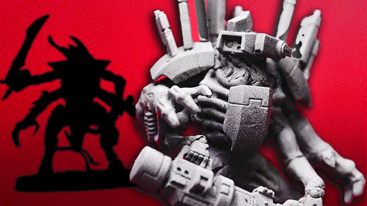 I kitbashed a custom MECHANICAL TYRANID