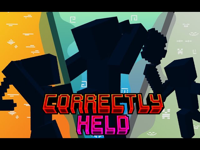 Correctly Held Minecraft Texture Pack