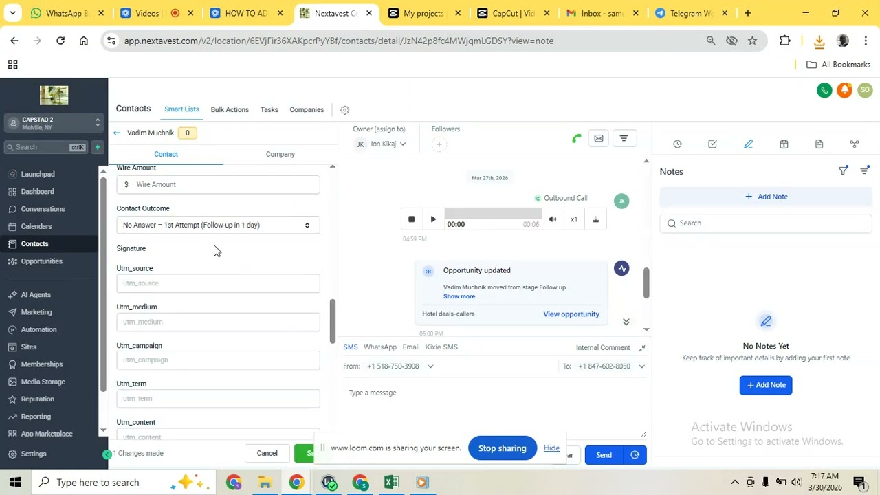 HOW TO SELECT THE RIGHT CONTACT OUTCOME AFTER EVERY CALL