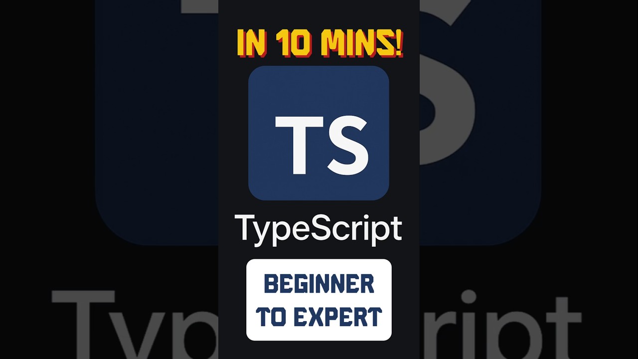 STOP Wasting Time Debugging! Learn TypeScript in 10 Minutes & Ship Bug-FREE Code