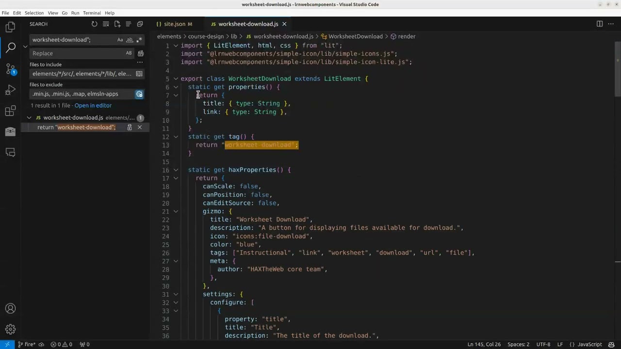 Example bug report to resolution: Enhancing the experience of worksheet-download