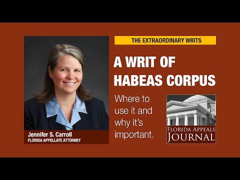Writ of habeas corpus: What it is and when to use it
