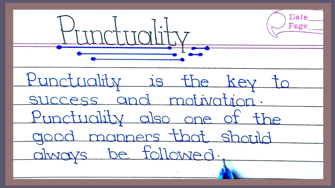 essay on punctuality / essay on punctuality for class 5 / essay on punctuality 150 words / punctual