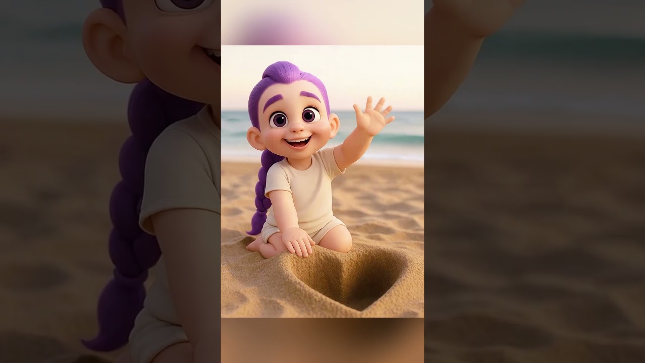 Take pictures at the sea.#huntrix #kpopdemonhunters