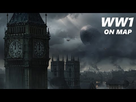 WW1 on Map