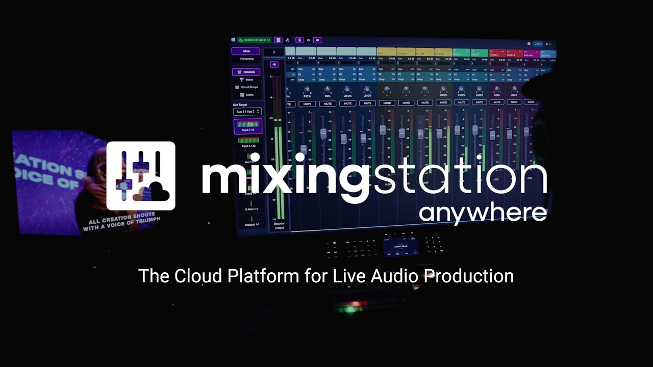 Mixing Station Anywhere | The Cloud Platform for Live Audio