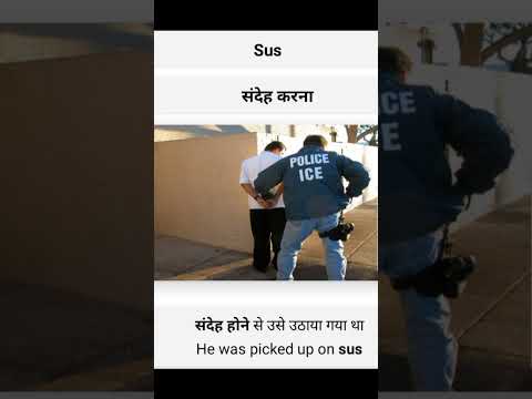 sus #meaning in Hindi #meaning of sus#shorts🎉🙋