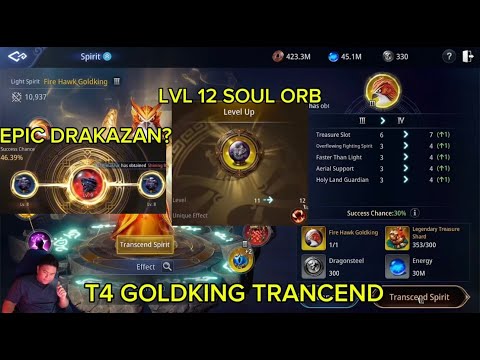FAIL STACK BUFF? TRYING MY LUCK ON EPIC DRAKAZAN SOUL ORB & T4 GOLDKING TRANSCEND - M4RT MIR4