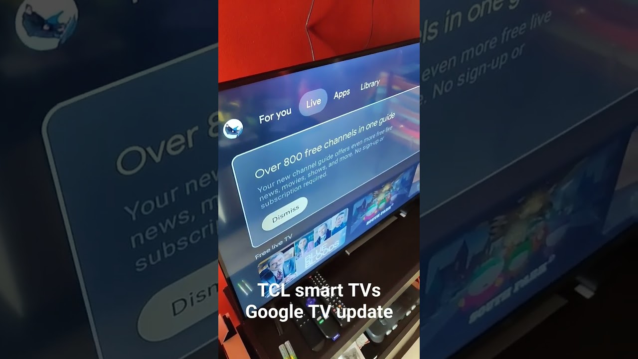 Google TV updated on all TCL smart TVs with Google's live channels! #googletv #tcl #todotvstreaming