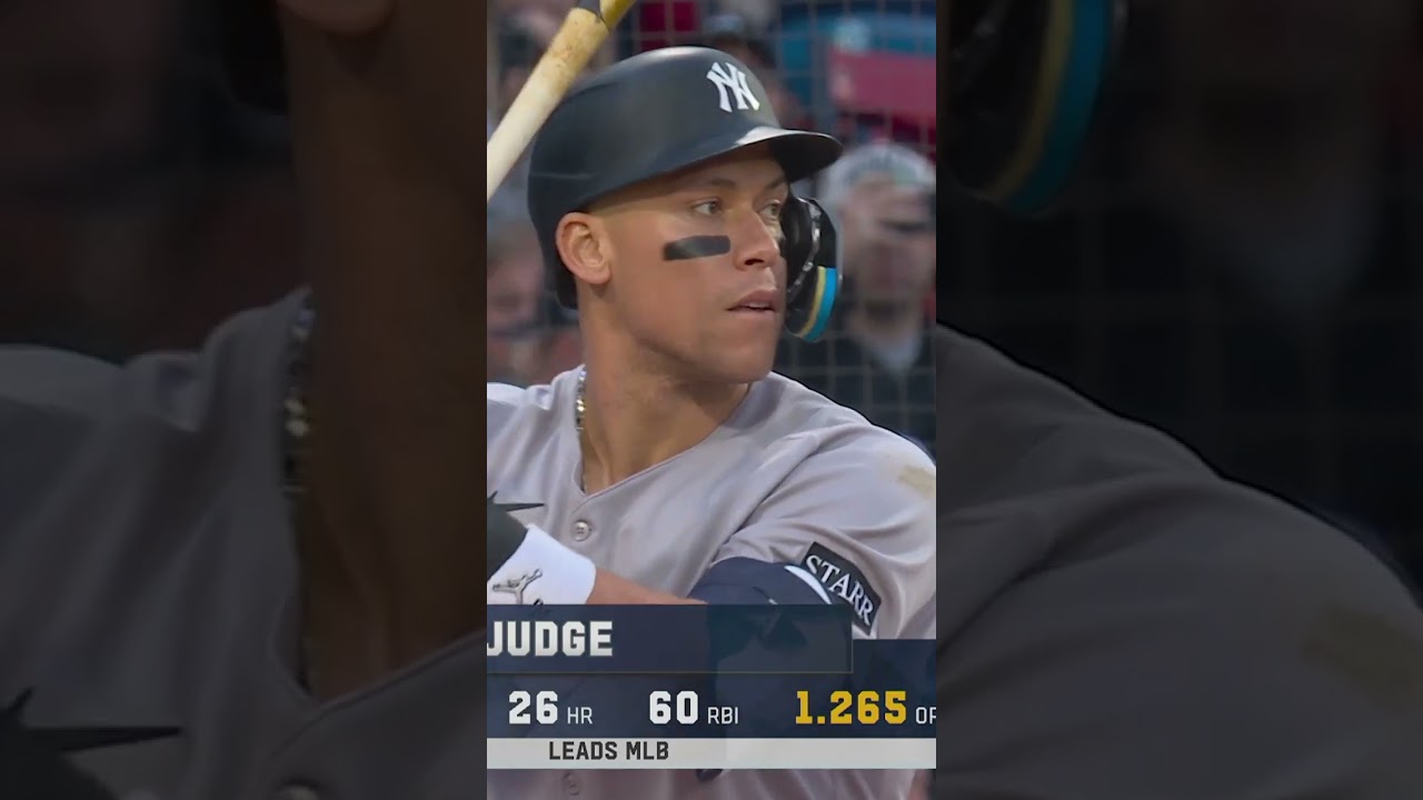 Aaron Judge gets MVP chants at Fenway 👀 #baseball #mlb #mvp #aaronjudge #yankees