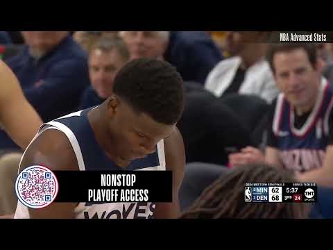 Anthony Edwards 18 pts 4 reb 9 ast vs Denver Nuggets | 2024-05-14