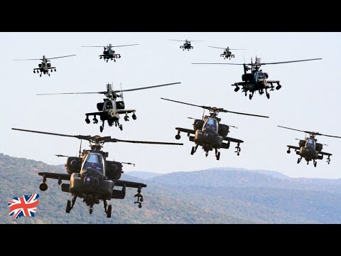 Russian Nightmare! Hundreds of British AH-64E Apache Helicopters Begin Entering Ukraine