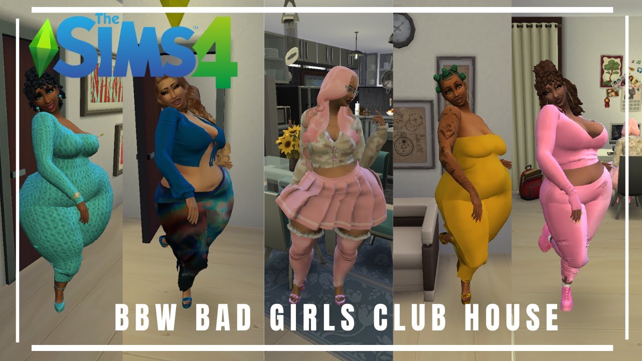 2023 | SIMS 4 CAS PLUS SIZE BAD GIRLS CLUB | CREATE A SIM USING NNAO LOVE BODY PRESETS