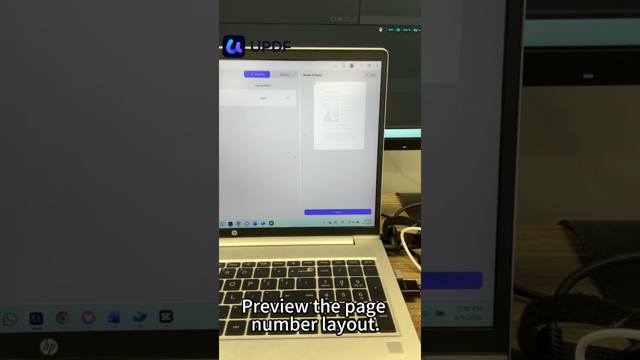 Too many PDF pages to number manually?