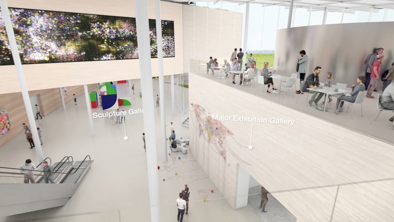 Sydney Modern Project: animated fly through