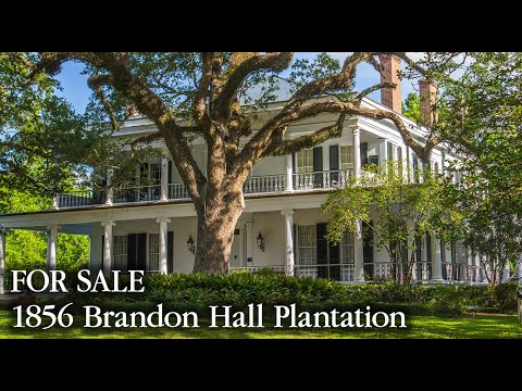 FOR SALE: 1856 Brandon Hall Plantation, Natchez, Mississippi