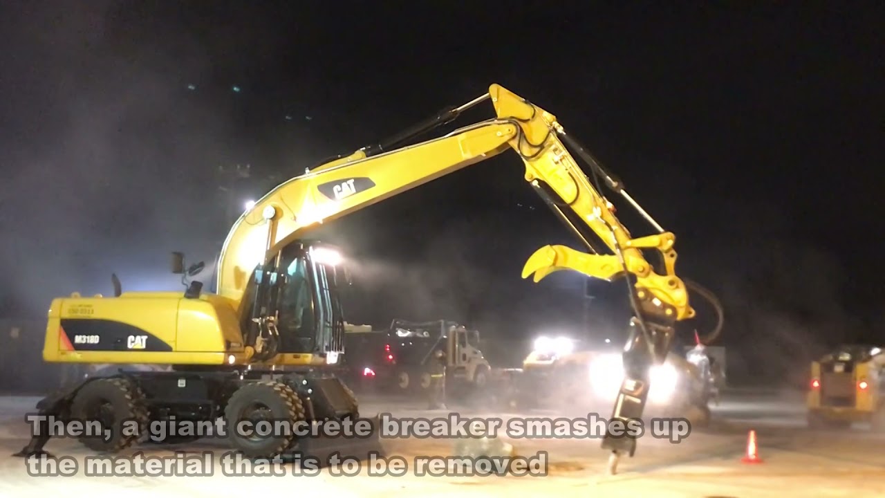 Symphony of destruction, construction: Airman practice rapid runway repair in Tokyo