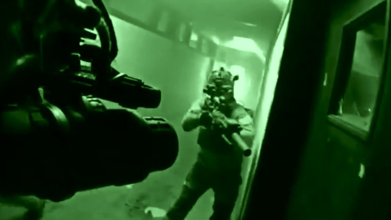 DEVGRU Helmet Cam during СQB training