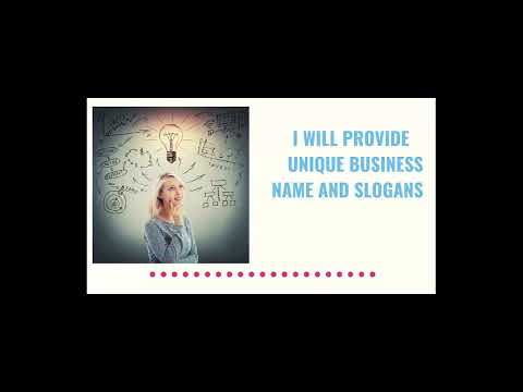 business name and slogans idea