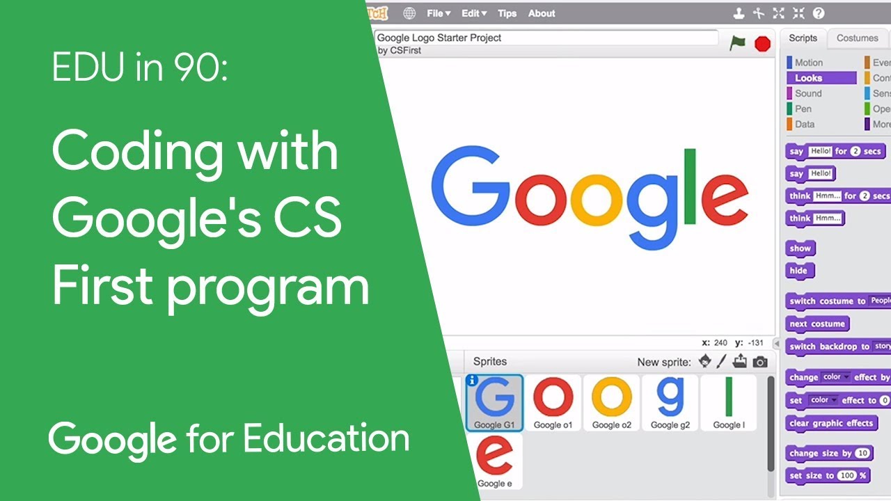 EDU in 90: Coding with Google's CS First program