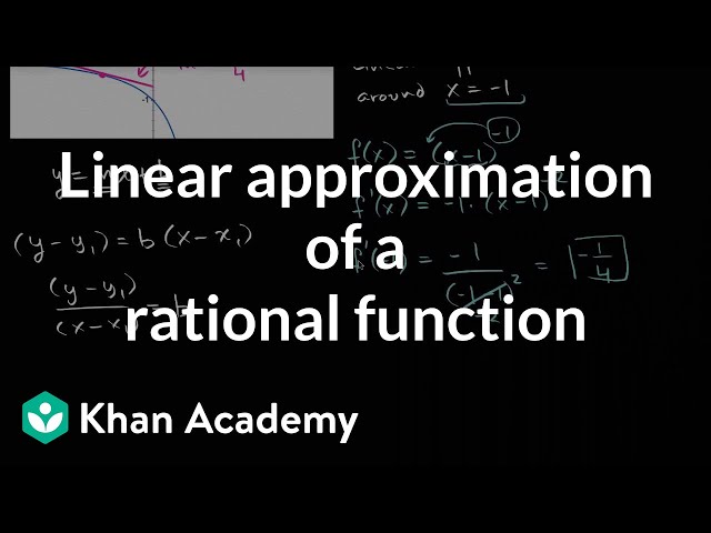 Understanding Linear Approximation Of Rational Functions In Ap Calculus