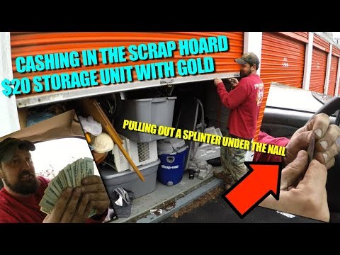 FOUND GOLD IN A $20 STORAGE UNIT (Splinter under nail)