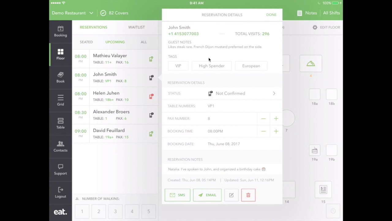 Restaurant Manager by Eat Reservation Systems (Short)