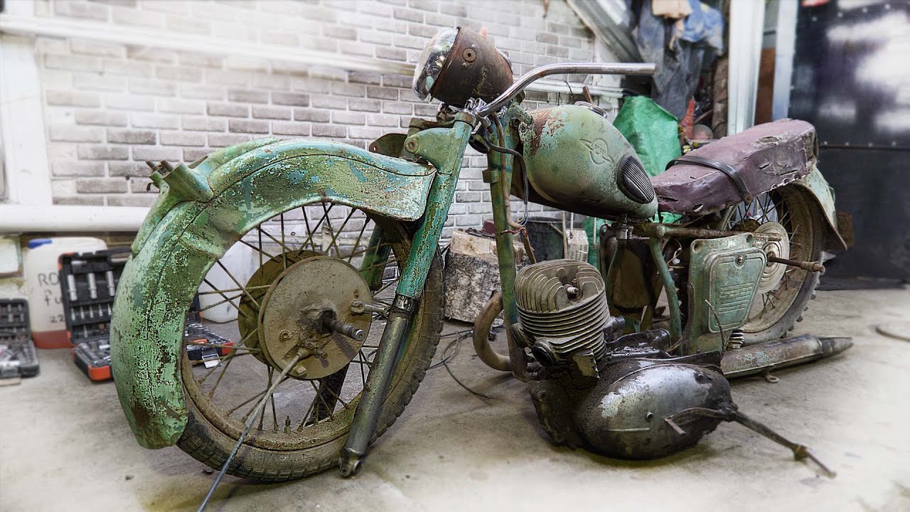 This Old Single Cylinder JAWA Motor Gets a New Shot at Life, Shines ...