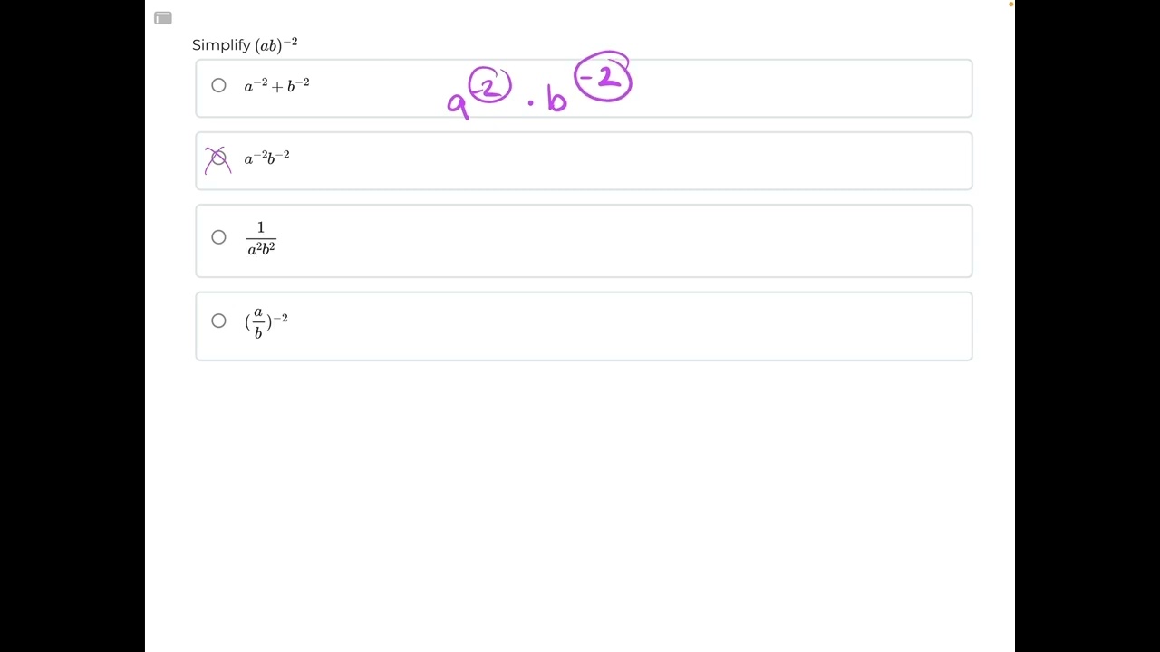 Variable Base Exponents, Solution 9