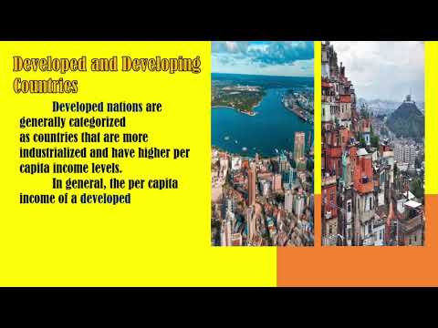CHARACTERISTICS OF DEVELOPING NATIONS