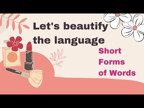 English short Forms| Text abbreviations| short Forms kesay bnayen| Shamaila Rafique official