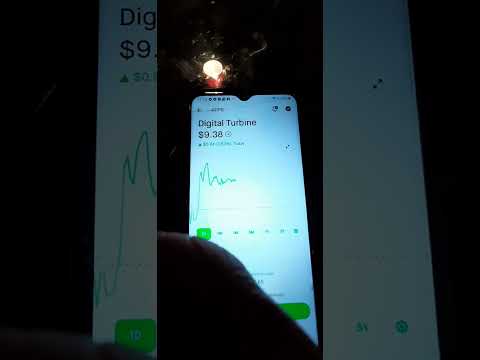 Price of Digital Turbine Stock on the Robinhood Investing App $ 9.38 #Investing  6/1/23