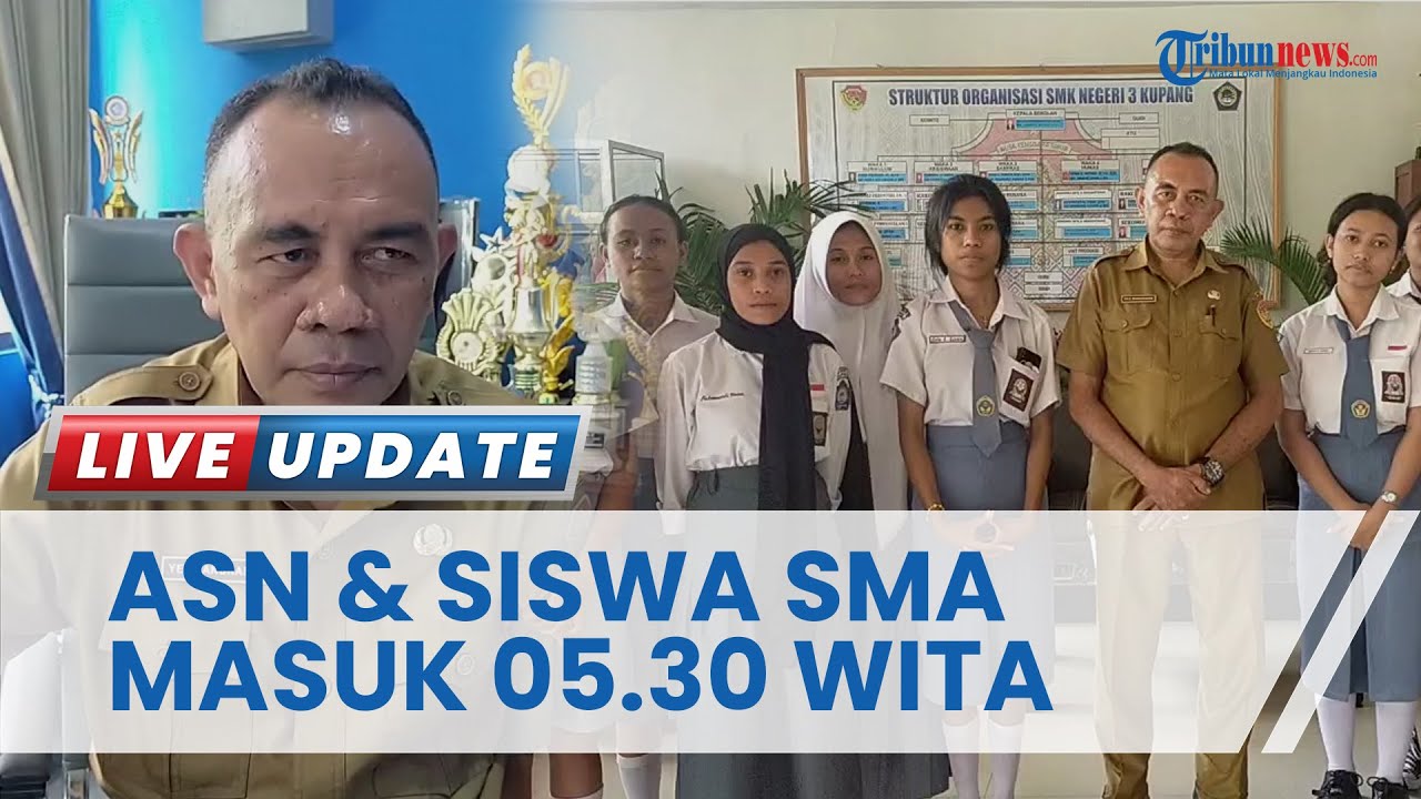 ASN Disdikbud & Siswa SMA di NTT Wajib Masuk Jam 5 Pagi, Pegawai ...
