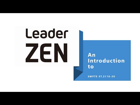 An Introduction to ST 2110 20