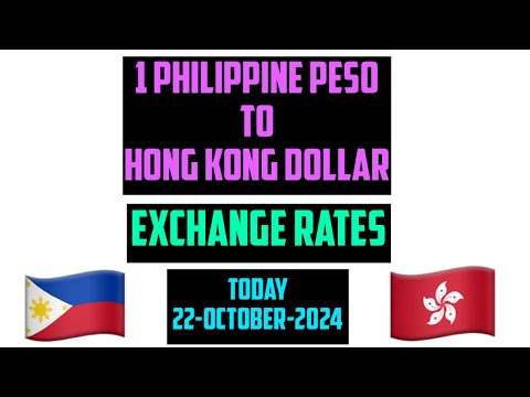 Philippine Peso to Hong Kong Dollar Currency Exchange Rates Today 21 October 2024