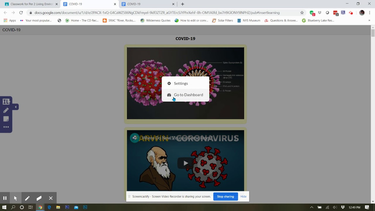 Insert Learning Dashboard