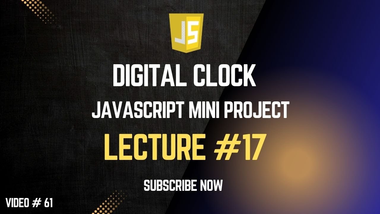 Build a Simple Digital Clock with JavaScript | Step-by-Step Tutorial