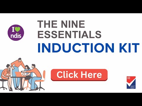 The Nine NDIS Essentials Induction Kit