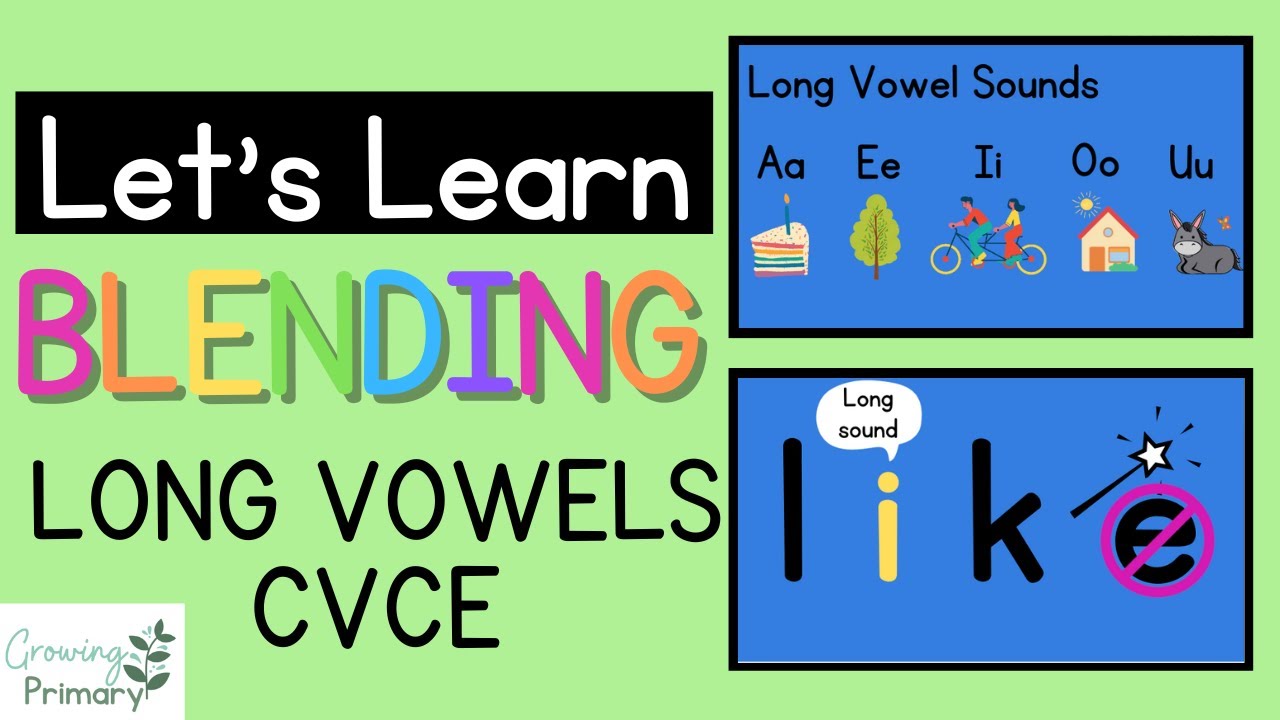 Let's Learn Blending Long Vowel (CVCe) Words