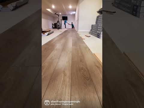 installation of beautiful coretec vinyl flooring. Albert's Flooring &Painting LLC