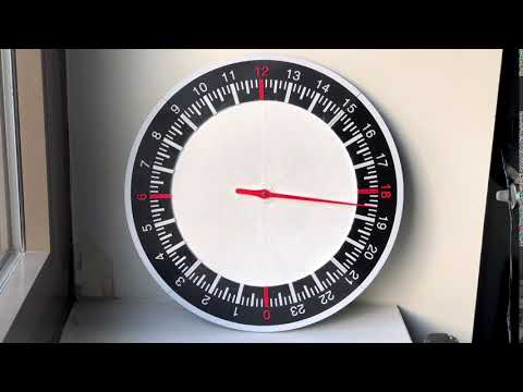 24 Hour Analog Clock – Steve Gong 3D