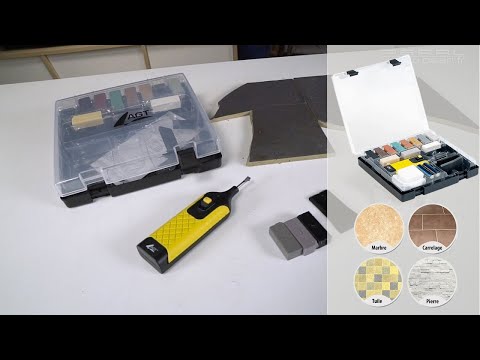 Kit de réparation pour dalles & carreaux cassés - sauver le carrelage - [PEARLTV.FR]