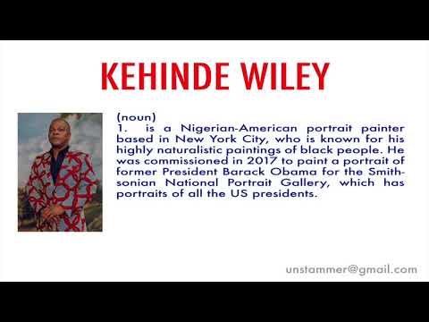 How to Pronounce Kehinde Wiley