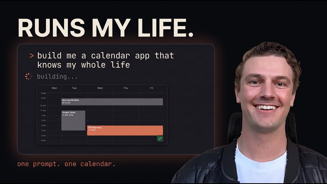 I Built a Personal Calendar App Using AI (Claude Code)
