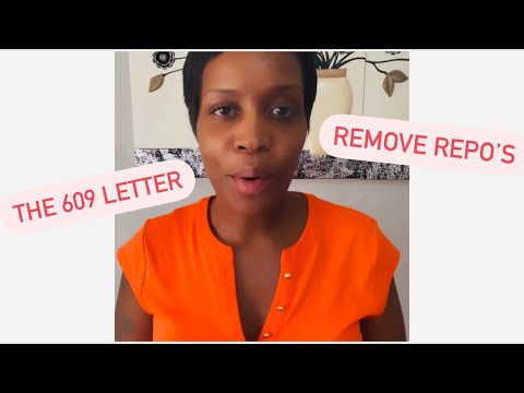 The 609 Letter || How To Remove Repossessions