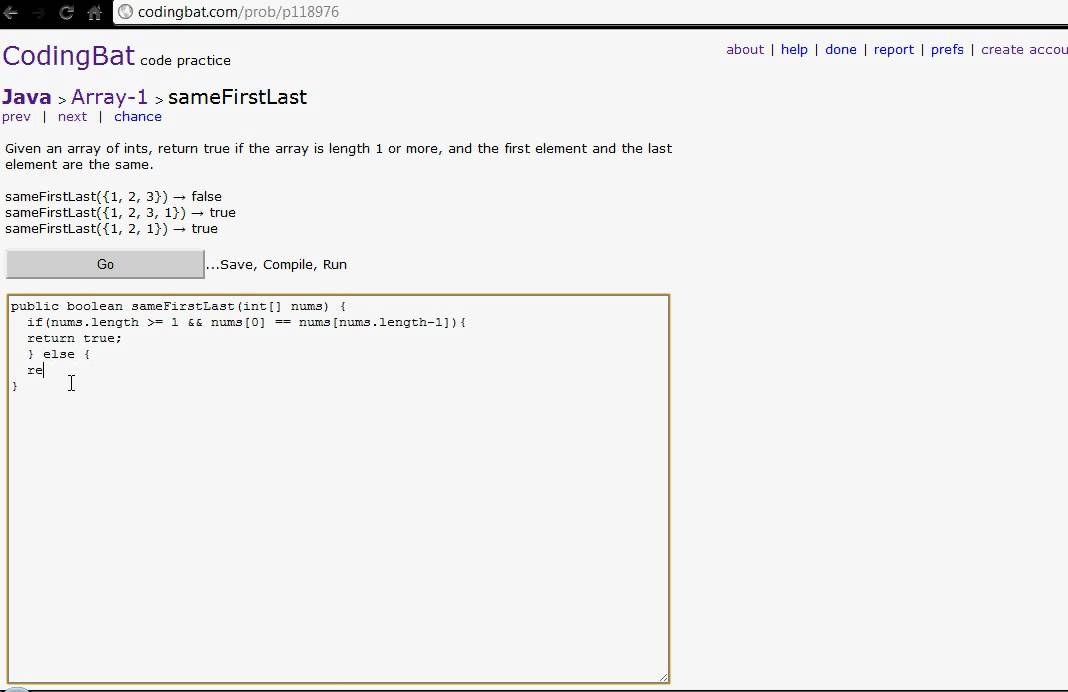 CodingBat.com Java Puzzles 15